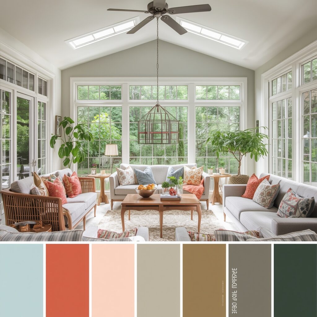 Best Sunroom Paint Colors: Interior Designer's Light-Filled Space Guide ...